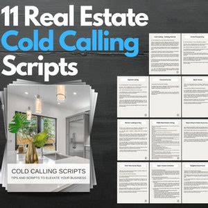 Cold Calling 11 Real Estate Cold Calling Scripts Realtor Cold Calling Real Estate Templates