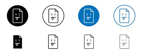 깨진 이미지 아이콘은 흰색 배경에 검은 색과 파란색으로 설정됩니다 0명에 대한 스톡 벡터 아트 및 기타 이미지 0명 계약서 공란 Istock