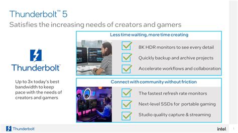 Thunderbolt 5: Intel will das perfekte USB 4.0 v2 liefern - ComputerBase