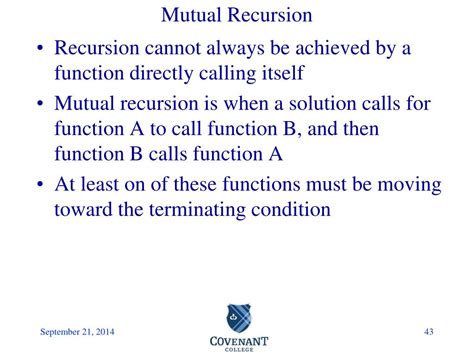 Ppt Cos 131 Computing For Engineers Chapter 9 Recursion Powerpoint