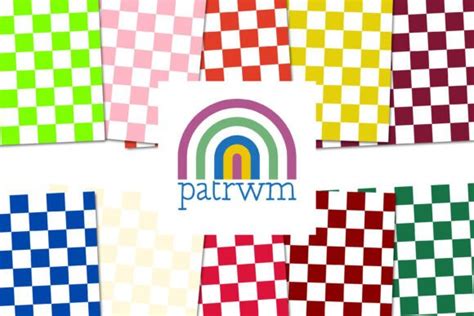 80 Seamless Basic Check Patterns Graphic By Patrwm Designs · Creative