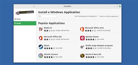 如何使用crossover 25在linux上运行windows软件和游戏