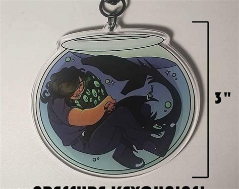 Sebastian Solace And Eyefestation Double Sided Acrylic Keychain Pressure Etsy