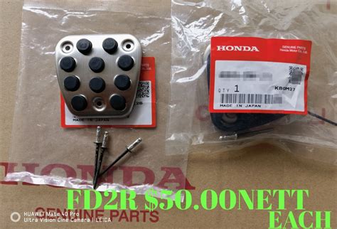 Honda Civic Type R Euro R Accord Euro R Clutch Pedal Brake Pedal