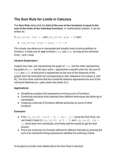 SOLUTION Sum Rule Feb Studypool