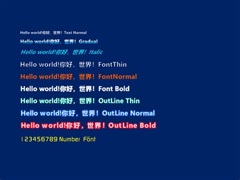 sdf font