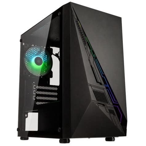 kolink inspire k2 plus argb micro atx case tempered glass black