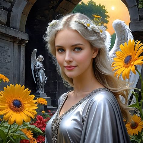 Download Silver Dress Angel Royalty Free Stock Illustration Image