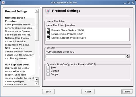 Novell Documentation Novell Client For Linux Using The Novell Client