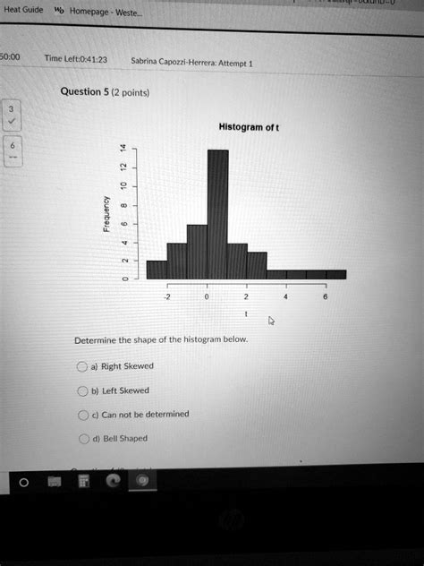 Solved Heat Guide Homepage Weste 5000 Time Left04123 Sabrina