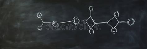 Chalk Sketch Of The Periodic Table Element Scandinavian With Atomic Number Stock Illustration
