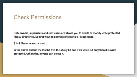 ppt how to delete write protected file in linux powerpoint