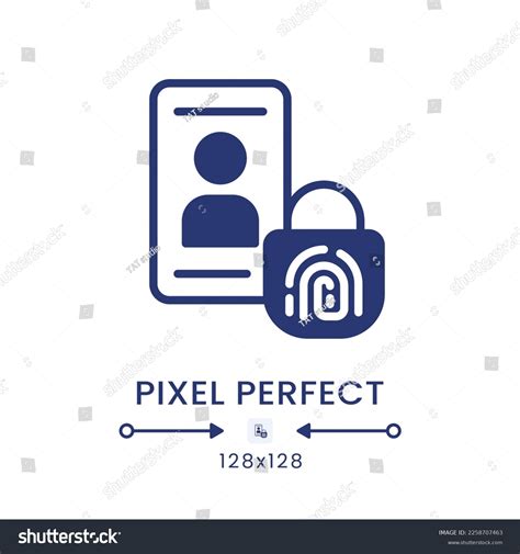 Multifactor Authentication Black Solid Desktop Icon Stock Vector