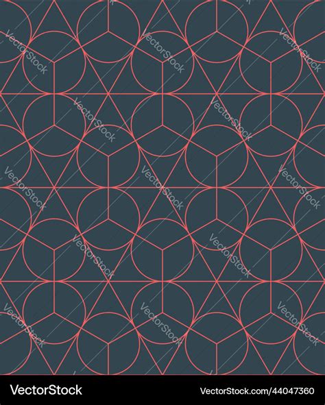 Sacred Geometry Complexity Structure Outline Vector Image