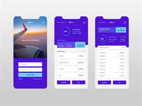 Mobile Banking App Ui By Phil Kingham On Dribbble
