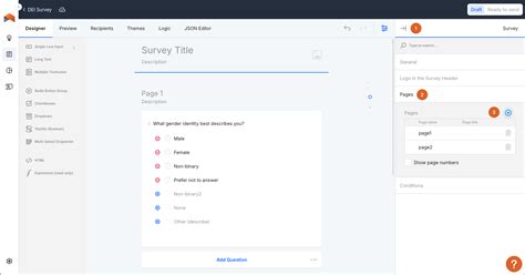 Creating And Editing A Survey