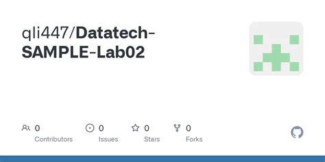 Github Qli447 Datatech Sample Lab02