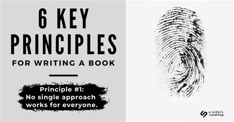 6 Key Principles For Writing A Book 1 A Writers Roadmap
