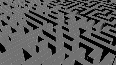 Premium Photo 20 By 20 Orthogonal Maze 3d Render Illustration Image