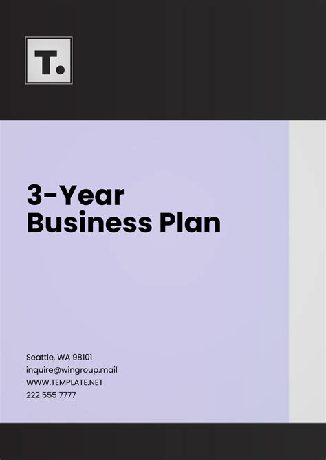 Free 3 Year Plan Templates Editable And Printable