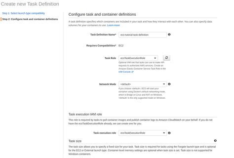 Aws Ecs Cluster Using The Ec2 Launch Type