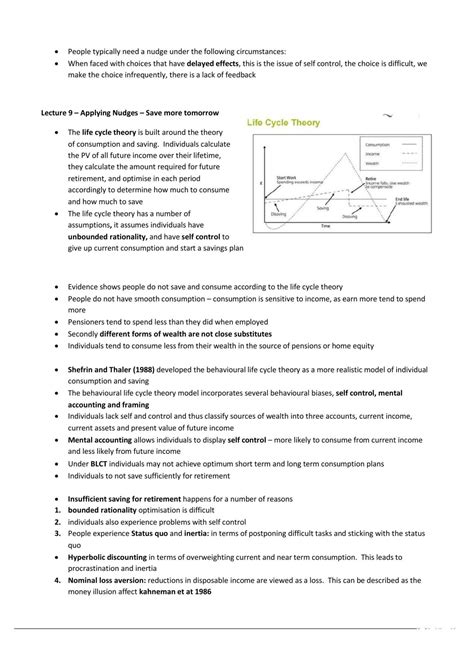 Behavioural Finance Notes Ecom038 Behavioural Finance Queens