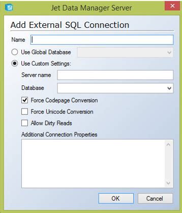 Use External Tables In The Jet Data Manager Jet