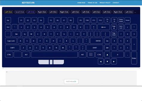 Test keyboard laptop online với phần mềm miễn phí