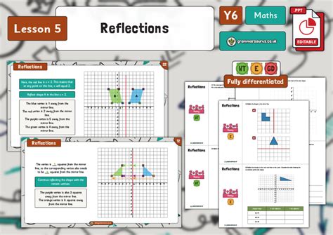 Year 6 Position And Direction Reflections Lesson 5 Grammarsaurus