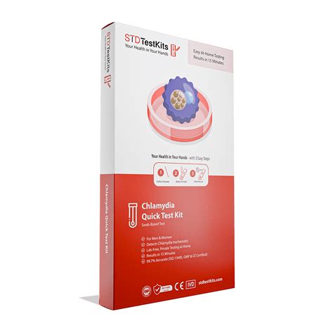 Chlamydia Ct At Home Std Test Kit Private Use