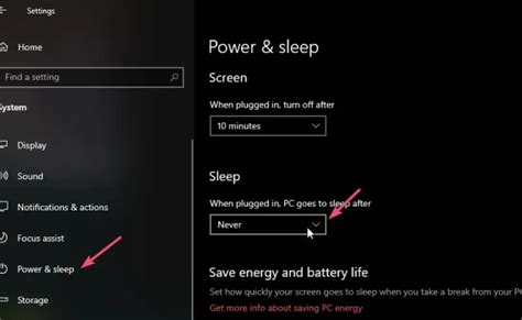 how to stop computer from turning off sleeping hibernating in windows