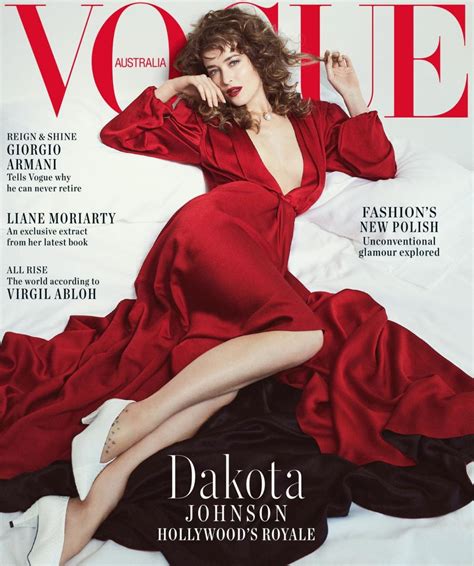 Dakota Johnson Vogue Australia 2018 Photos And Cover • Celebmafia