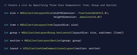 Uicollectionview Diffabledatasource Compositional Layout