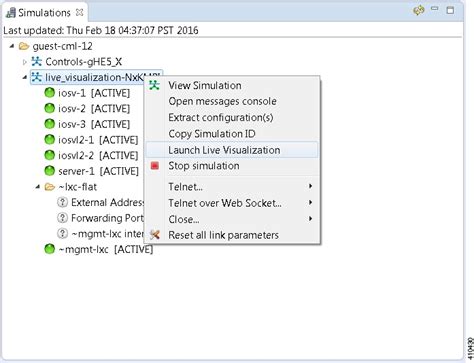 Cisco Modeling Labs Corporate Edition User Guide Release Visualizing The Topology Cisco