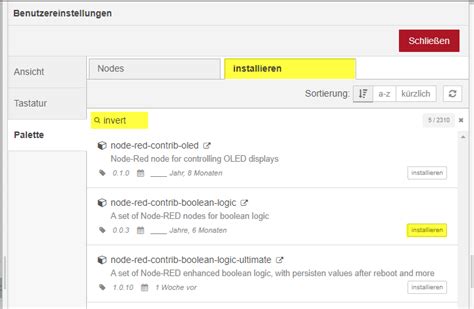 ioBroker Node RED Teil Zusätzliche Nodes installieren smarthome tricks de