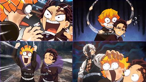 Zenitsu Is A Drama King All Zenitsu Funny Moments With Tanjiro