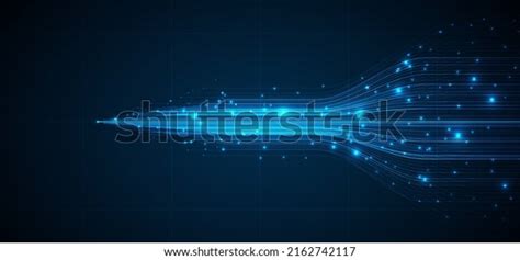 기술 배경 빅 데이터 시각화 개념 스톡 벡터로열티 프리 2162742117 Shutterstock