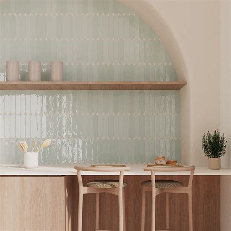 Paragon Sage Gloss Wall Tiles 50 X 250mm