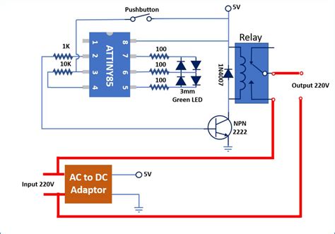 Mobile Charger Timer Using Attiny85 Trybotics