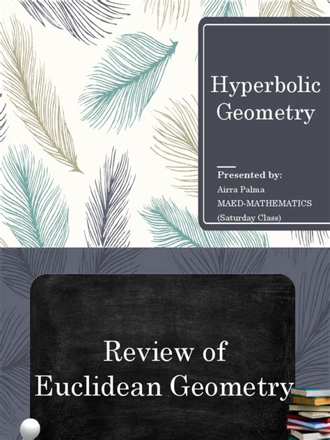 Hyperbolic Geometry Airra G Palma Pdf Hyperbolic Geometry Non Euclidean Geometry