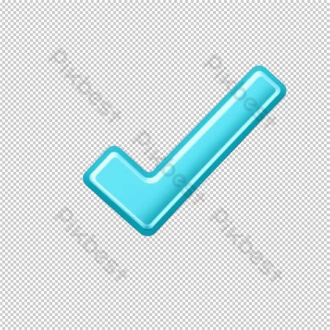 3d Vector Realistic Check Mark Button Png Images Psd Free Download Pikbest