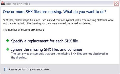 What New In Autocad Missing Shx And Font Files