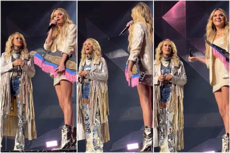Watch Kelsea Ballerini Makes Surprise Appearance At Carrie Underwood