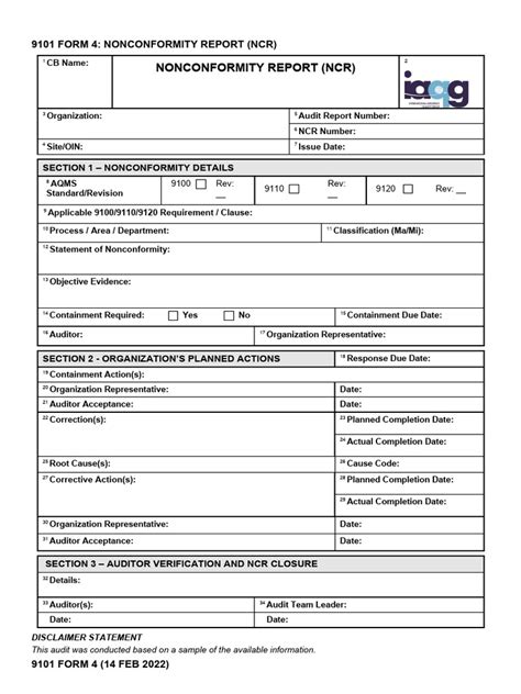 9101 Form 4 14 Feb 2022 Pdf Audit Auditors Report