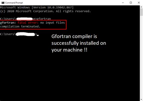 Odds And Ends Gfortran Compiler Installation On Windows 10