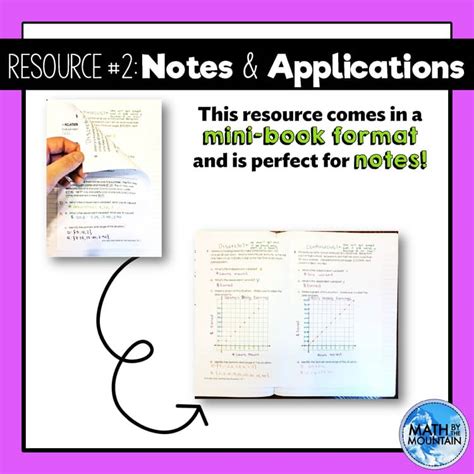 Relations Domain And Range Interactive Notebook Notes Continuous Vs Discrete