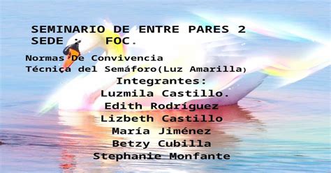 S Eminario De E Ntre P Ares 2 S Ede Foc Normas De Convivencia