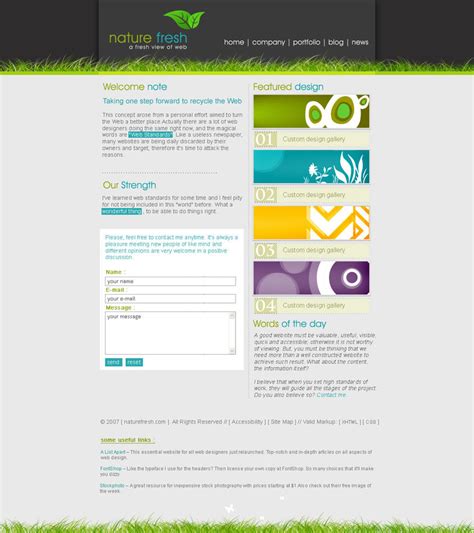 Simple Css Template By Cr Iv On DeviantArt