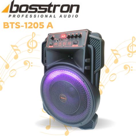 Jual SPEAKER PORTABLE BOSSTRON 12 INCH BTS 1205 A SPEAKER BLUETOTH