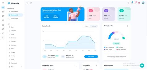 materialm angular admin dashboard template by wrappixel codester